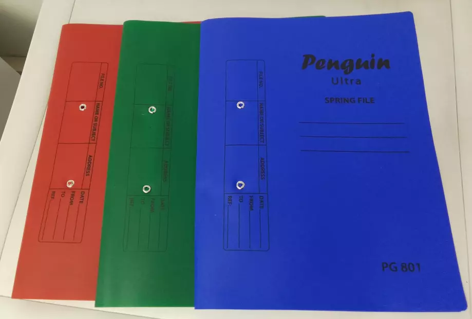 PVC SPRING FILE PENGUIN "ULTRA" PG801