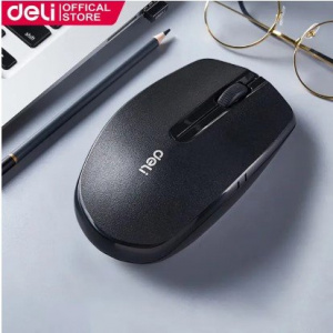 DELI 3738 WIRELESS MOUSE 2.4G - BLACK