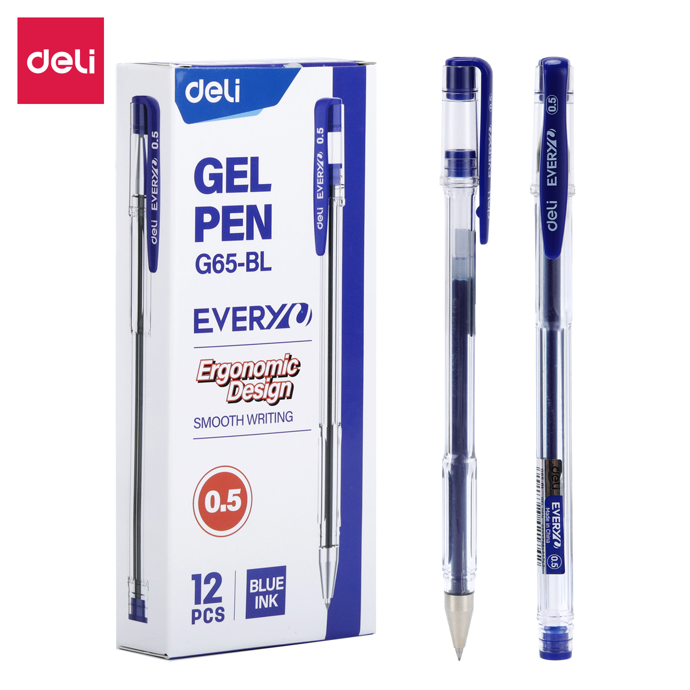 DELI G65 EVERY GEL PEN 0.5MM BLUE