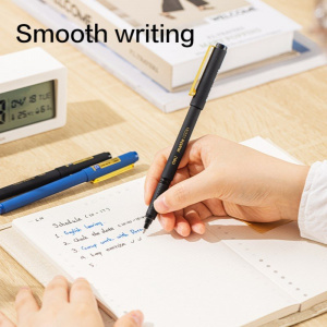 DELI G84 MATTE ARRIS GEL PEN 0.7MM SOFT-GRIP BK