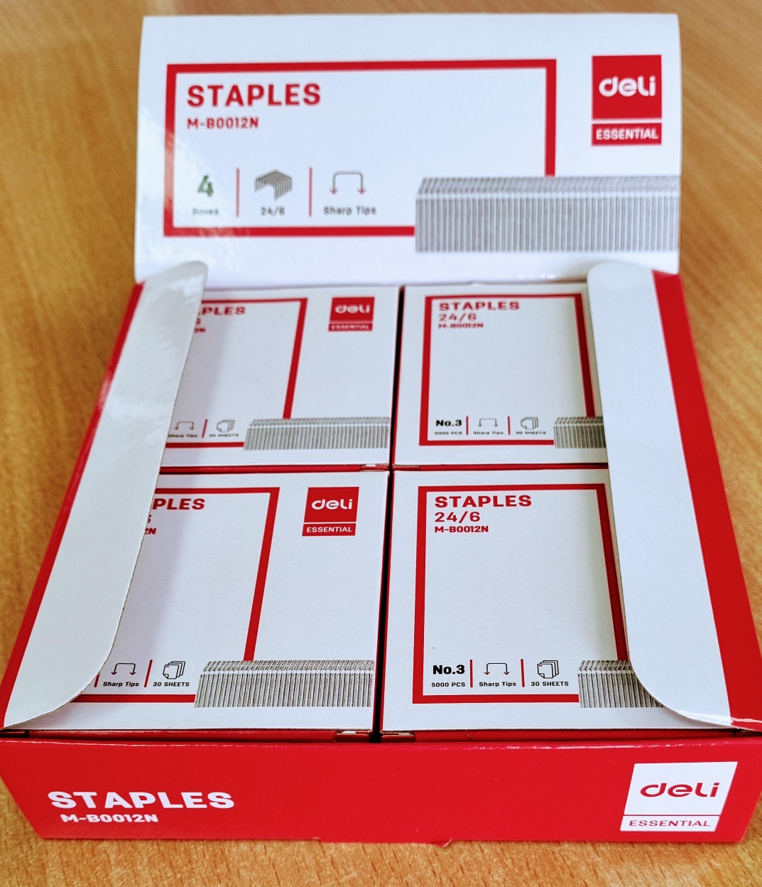 DELI M-B0012N STAPLES 24/6 - 5000s